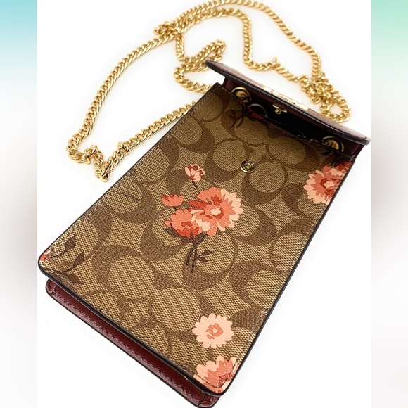 Coach | Bags | Coach Phone Crossbody In Signature Canvas W Prairie ...